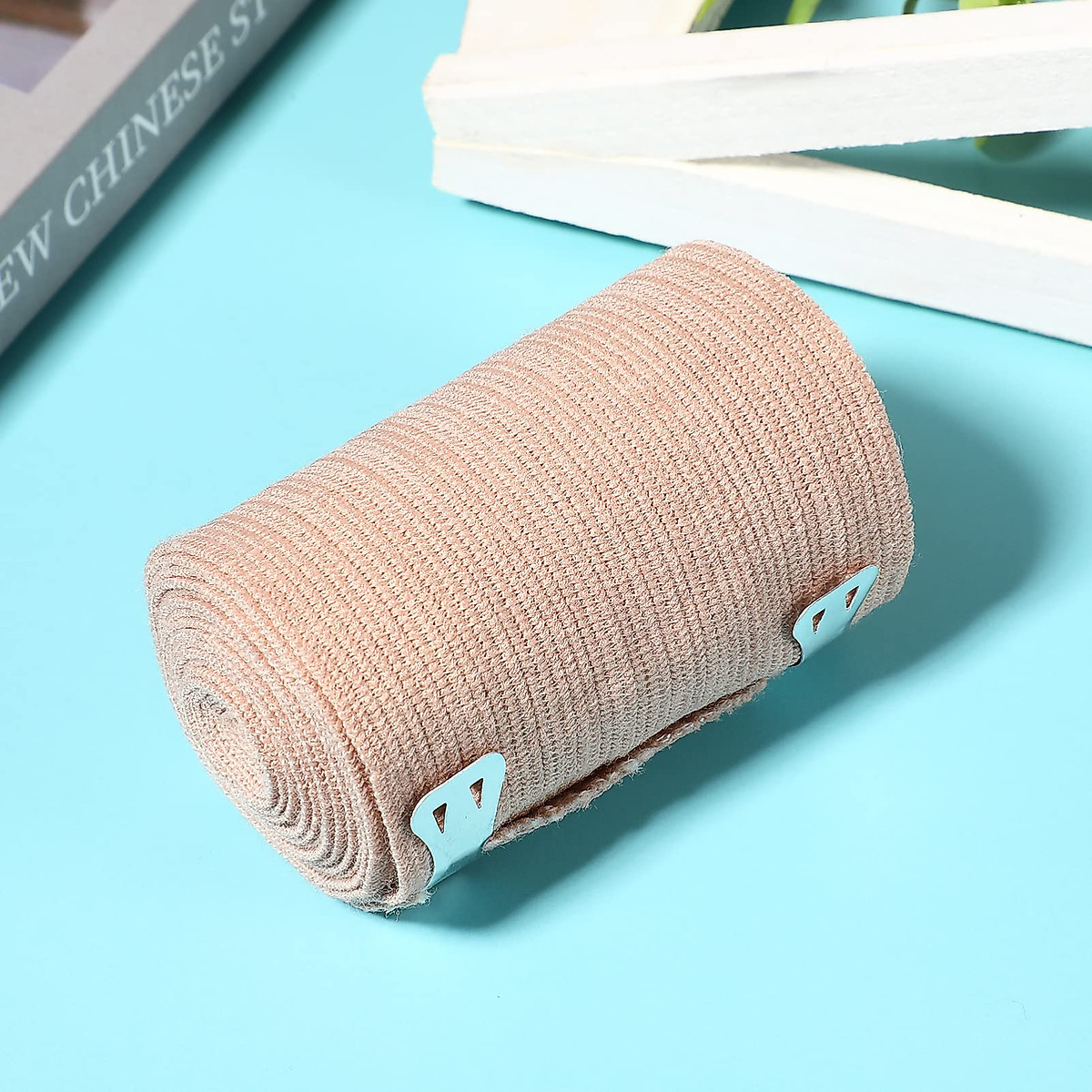 4pcs Injury for Legs Sports Wrap Stiff Kit Ankle Wrap Strong Compression Wrap Compression Wraps for Legs Bandaides Sports Ace Crepe Stretch Tape