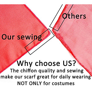 Chiffon Scarf Neck Scarf Black Women 50s Scarf 50s Accessories for Women