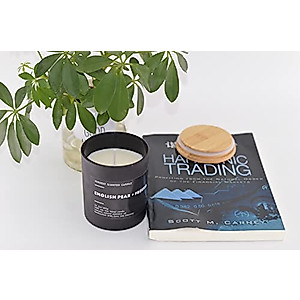 SunSest Scented Candle - English Pear & Freesia - Surprising Gifts -All Natural Soy Wax and 100% Pure Essential