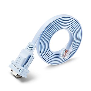 OIKWAN DB9 to RJ45 Console Cable,Compatible with Cisco Routers Switches Firewalls CAB-CONSOLE-RJ45