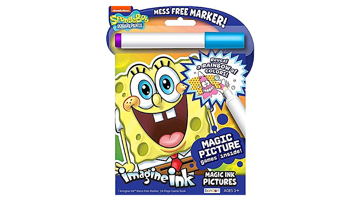 SpongeBob Coloring Book - Mess Free Fun for Kids