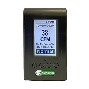 GQ Radiation Detector Dosimeter, GMC-600 Plus, Battery Powered, Wi-Fi Connectivity and Data Logging, High Sensitive, Alpha, Beta, Gamma, X-ray, Lithium-Ion