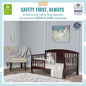 Dream On Me Dallas Toddler Day Bed, Espresso (651-ESP)