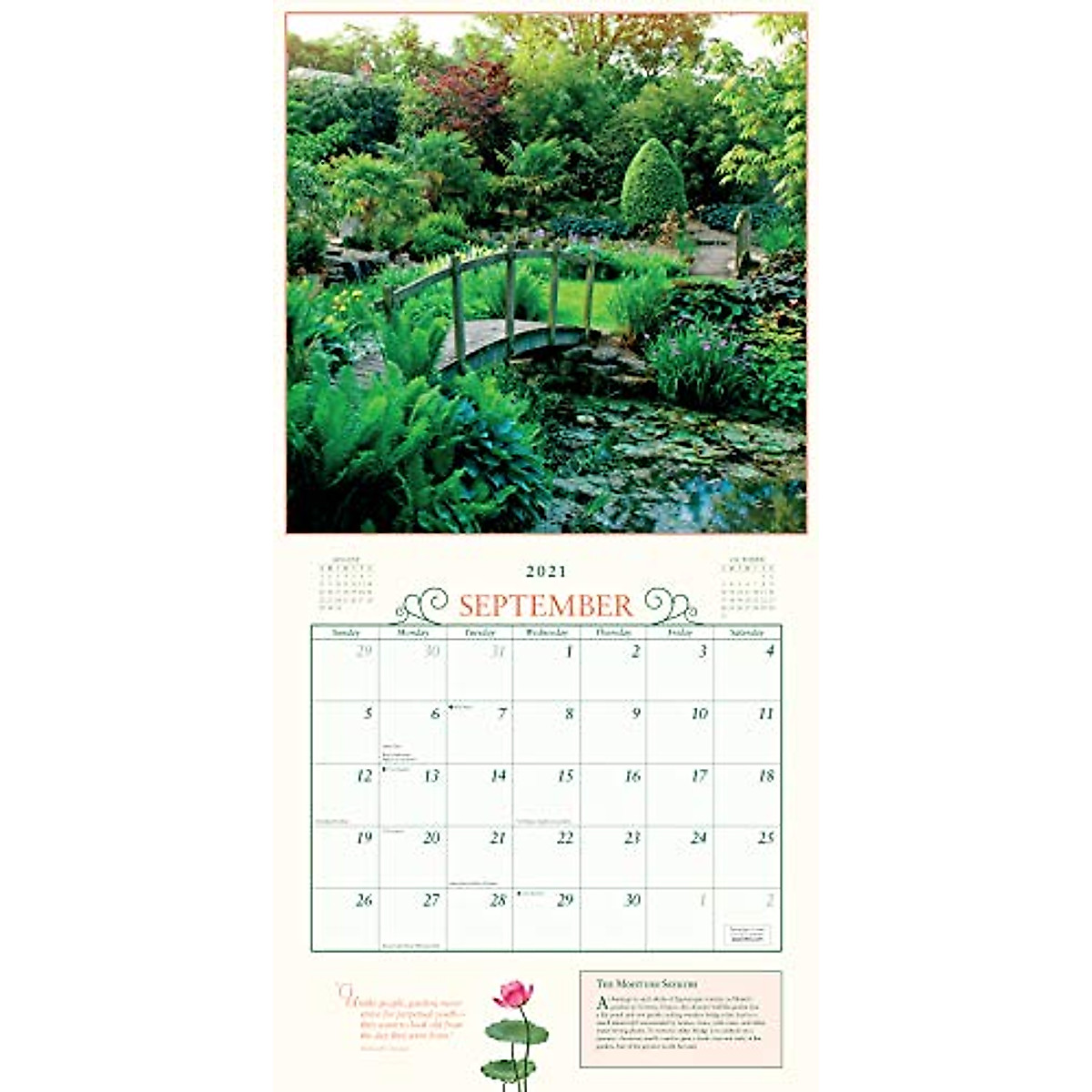 Secret Garden Wall Calendar 2021