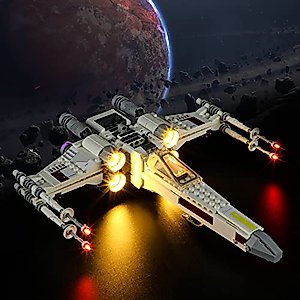 Vaodest LED Light for Lego Star War Luke Skywalker X-Wing 75301 Set,Design and Configuration Compatible with Model 75301(LED Light Only, Not Building Block Kit)