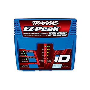Traxxas 2970 EZ-Peak Plus 4-Amp NiMH/LiPo Fast Charger with ID Auto Battery Identification Vehicle