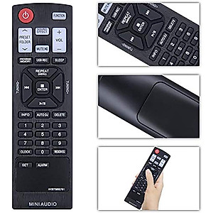 New AKB73655761 Replacement Remote Control fit for LG Mini Hi-Fi System Cms4550w CM4560 CJS45W CJ65 CJS65F CJ45 CJS45F FH6 CJ98 NJ98F CK43 CKD43F CK56 CKS57F Cms4550f
