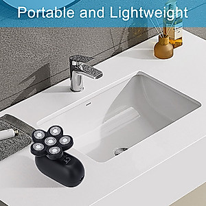 Electric Shaver for Men 6 in 1 Rotary Cordless Rechargeable Shaver Grooming Kit Multifunctional Electric Razor Wet & Dry Razor for Men Electric Razor