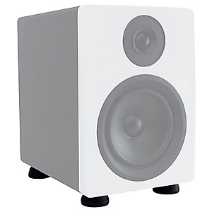 (8) Rockville ISOPAD Aluminum/Silicone Isolation Pad Feet For Speakers/Monitors
