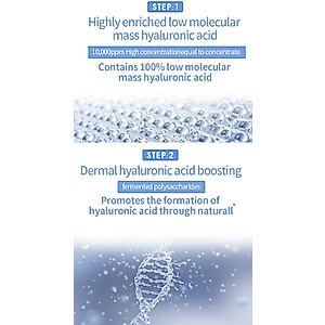 Blanc Doux Oligo Hyaluronic Acid Calming Cream 1.69 fl. oz. - VEGAN Certified + Oligo Hyaluronic Acid Deep Hydrating Essence Ampoule Serum 1.01 fl. oz. VEGAN Certified Deeply Hydrating Moisturizer