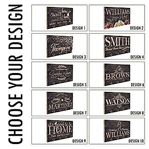 People People Personalized Wood Key Hanger for Wall | New Home Décor Gift for Wedding Housewarming | Customized Gifts for Couple Mr Mrs Key Ring Holder Hook | Key Rack | C01D07