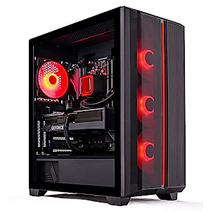 Skytech Gaming Siege Gaming PC Desktop – Intel Core i7 13700F 2.1 GHz, NVIDIA RTX 4060 Ti, 1TB NVME SSD, 32GB DDR5 RAM RGB, 650W Gold PSU, 360mm AIO, 11AC Wi-Fi, Windows 11 Home 64-bit