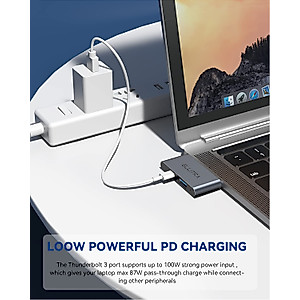 GLLITRA 7 in 2 + 3 in 2 USB C Dongle Multiport Adapter