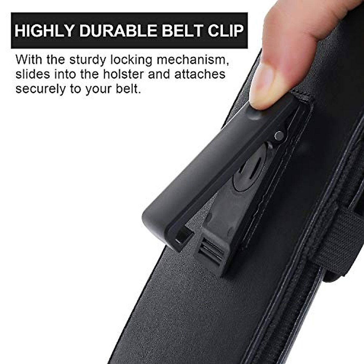 BECPLT Phone Holster for Galaxy Note 20 Ultra 5G Leather Belt Case,360 Rotating Pouch Case Holster Belt Clip Case for Samsung S23+ S22+ 5G S21 FE 5G Note 10 Plus 5G S21+ S20 Ultra 5G S20+ S10+ S9+ S8+