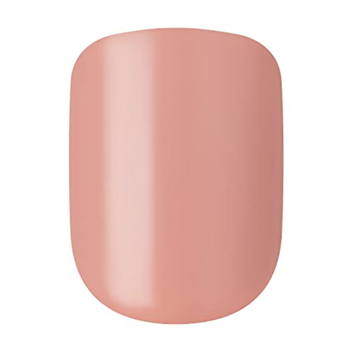 KISS imPRESS Color Press-On Nails, Gel Nail Kit, PureFit Technology, Short Length, Sandbox, Polish-Free Solid Color Manicure, Includes Prep Pad, Mini Nail File, Cuticle Stick, 30 Fake Nails