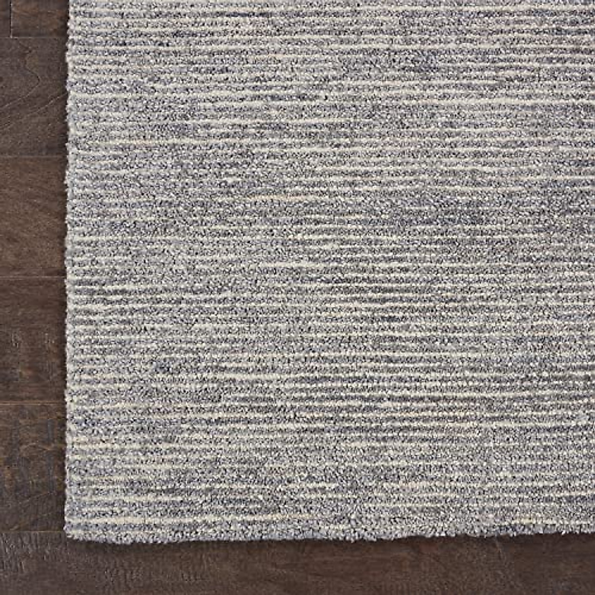 Nourison Weston Solid Silver Birch 8' x 10'6" Area -Rug, Easy -Cleaning, Non Shedding, Bed Room, Living Room, Dining Room, Kitchen (8x11)