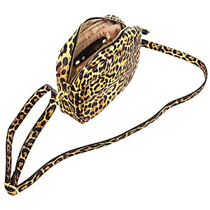 Women's Small Lighted Leopard Crossbody Bag - Dual Shoulder and Belt Function