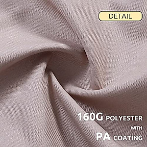 MordenApe Sun Shade Sail with Hardware Kit, UV Block Shade Sail Set, Outdoor Sun Shade Canopy for Patio Backyard Garden with Accessories(12' x 12' x 12', Beige | Triangle)