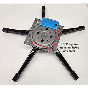 #4SLB - (4 inches Height) 5 Leg Swivel Only Chair and Furniture Base. Replacement or converting. (Fast Priority Mail). Factory Warranty Included.