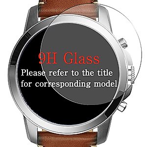 Puccy [3 Pack] Tempered Glass Screen Protector Compatible with IWC International Watch Company IW500703 Film Protectors Anti Scratch Bubble Free for Smartwatch