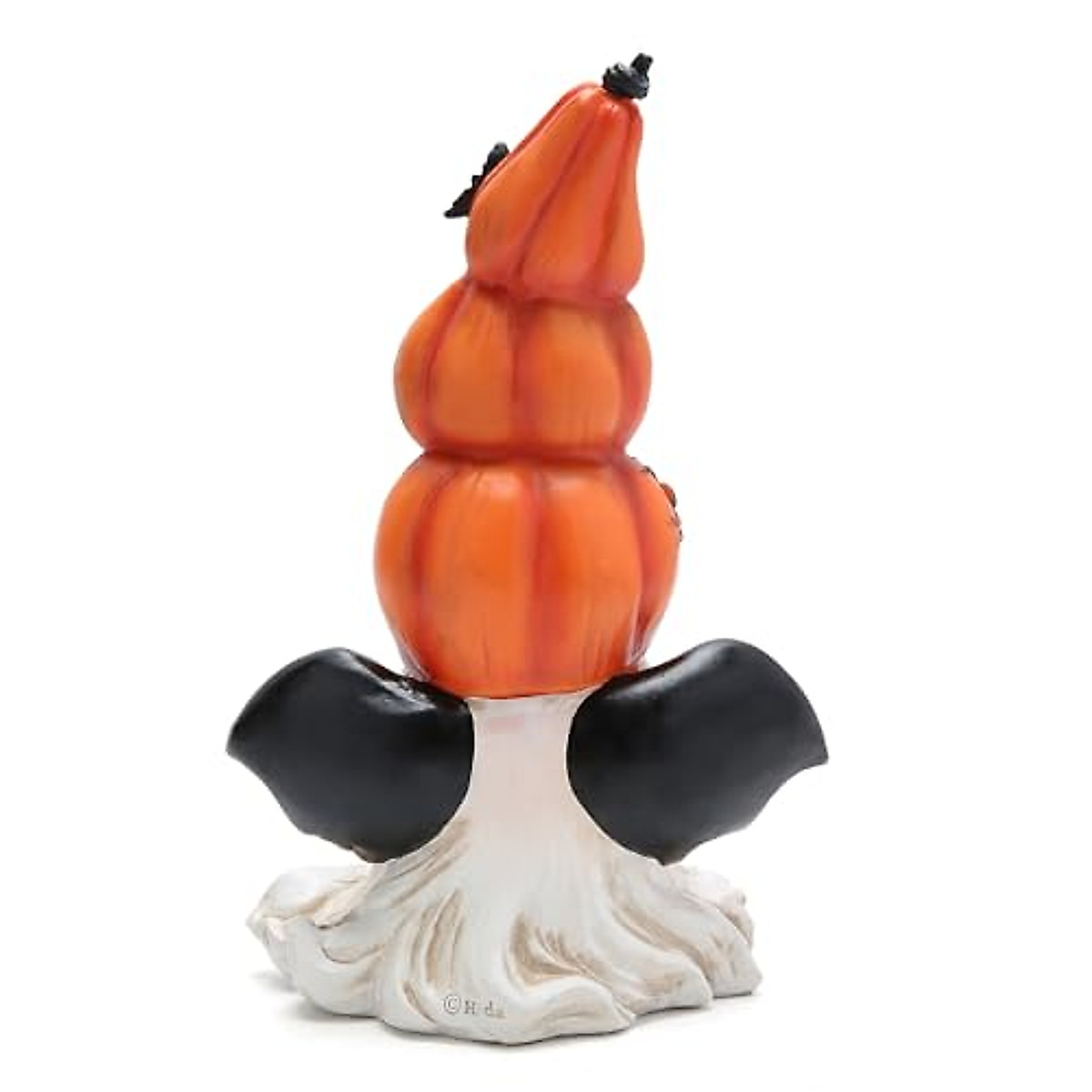 Hodao Mystical Stacked Pumpkin Gnomes Collectibles - Orange Halloween Decor for Home Fall Indoor