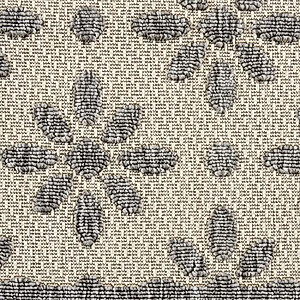 Nourison Palamos Indoor/Outdoor Cream 8'10" x 11'10" Area -Rug, Easy -Cleaning, Non Shedding, Bed Room, Living Room, Dining Room, Backyard, Deck, Patio (9x12)