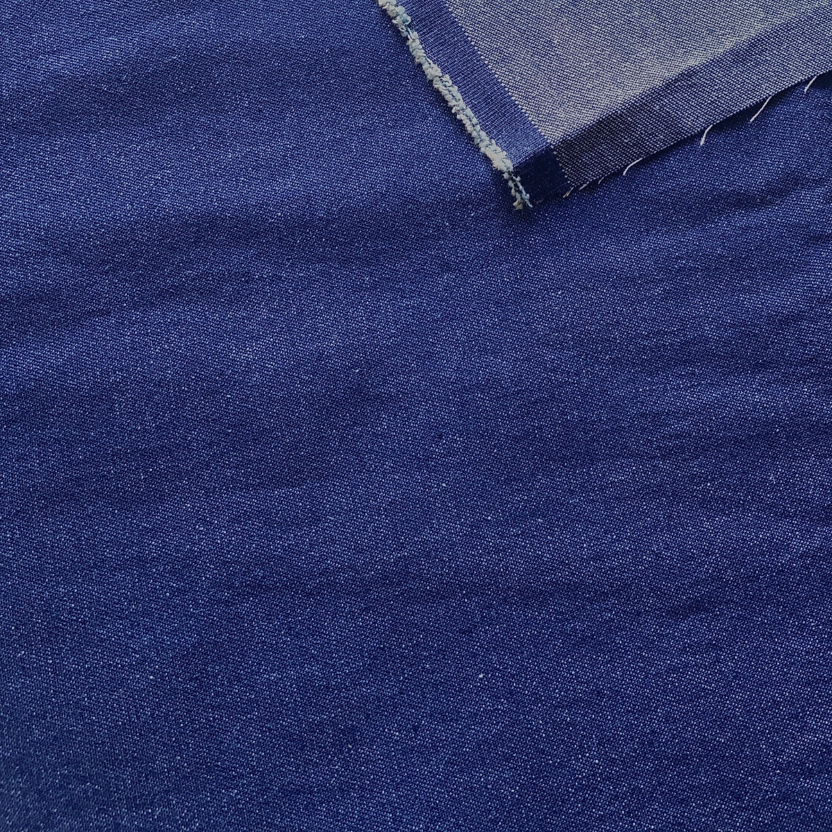 Solid Indigo Denim Fabric by The Yard