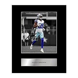 Noah Brown Pre Printed Signature Signed Mounted Photo Display #11 Printed Autograph Picture