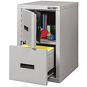 Fire Resistant File Cabinet - Light weight, fire rated, One file drawer & safe