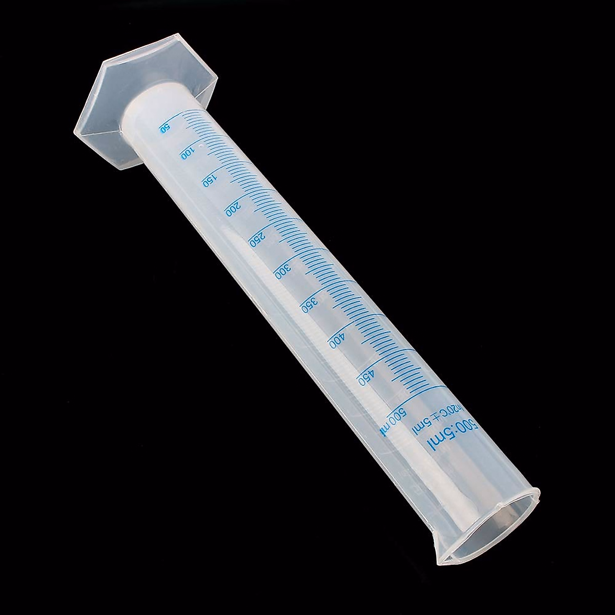 Plastic Graduated Cylinders, 500ml Measuring Cylinder, Ideal for Home and School Science Lab for Home and School Science Laboratory Supplies