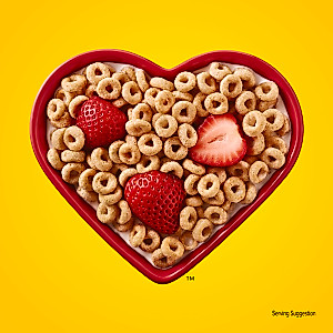 Cheerios Cereal, Limited Edition Happy Heart Shapes, Heart Healthy Cereal With Whole Grain Oats, 8.9 oz