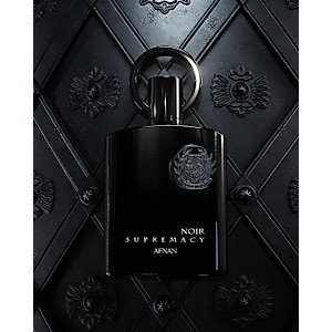 Afnan Supremacy Noir Eau de Parfum for Men, 3.4 Fl. Oz