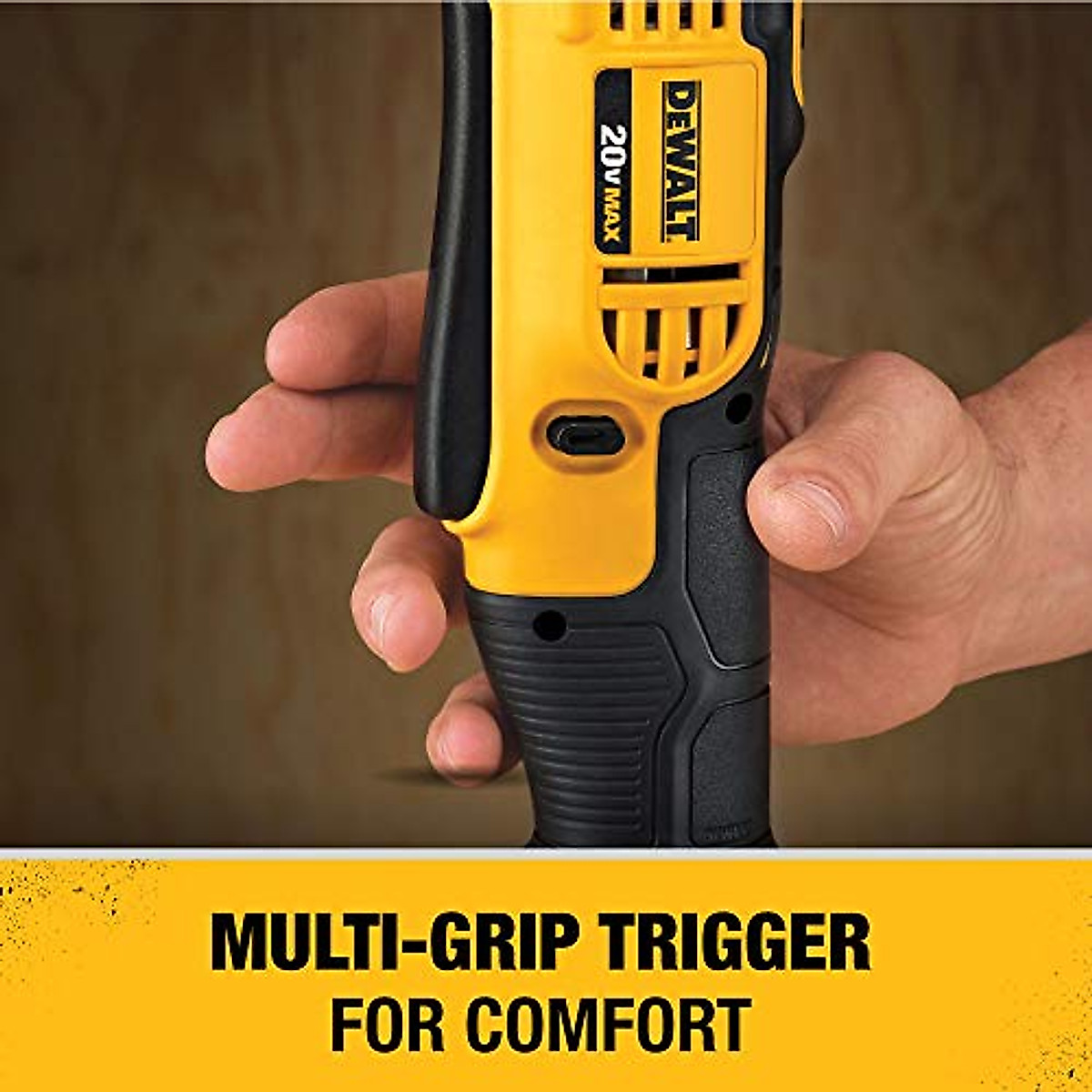 DEWALT 20V MAX* Right Angle Drill, Cordless, Tool Only (DCD740B)