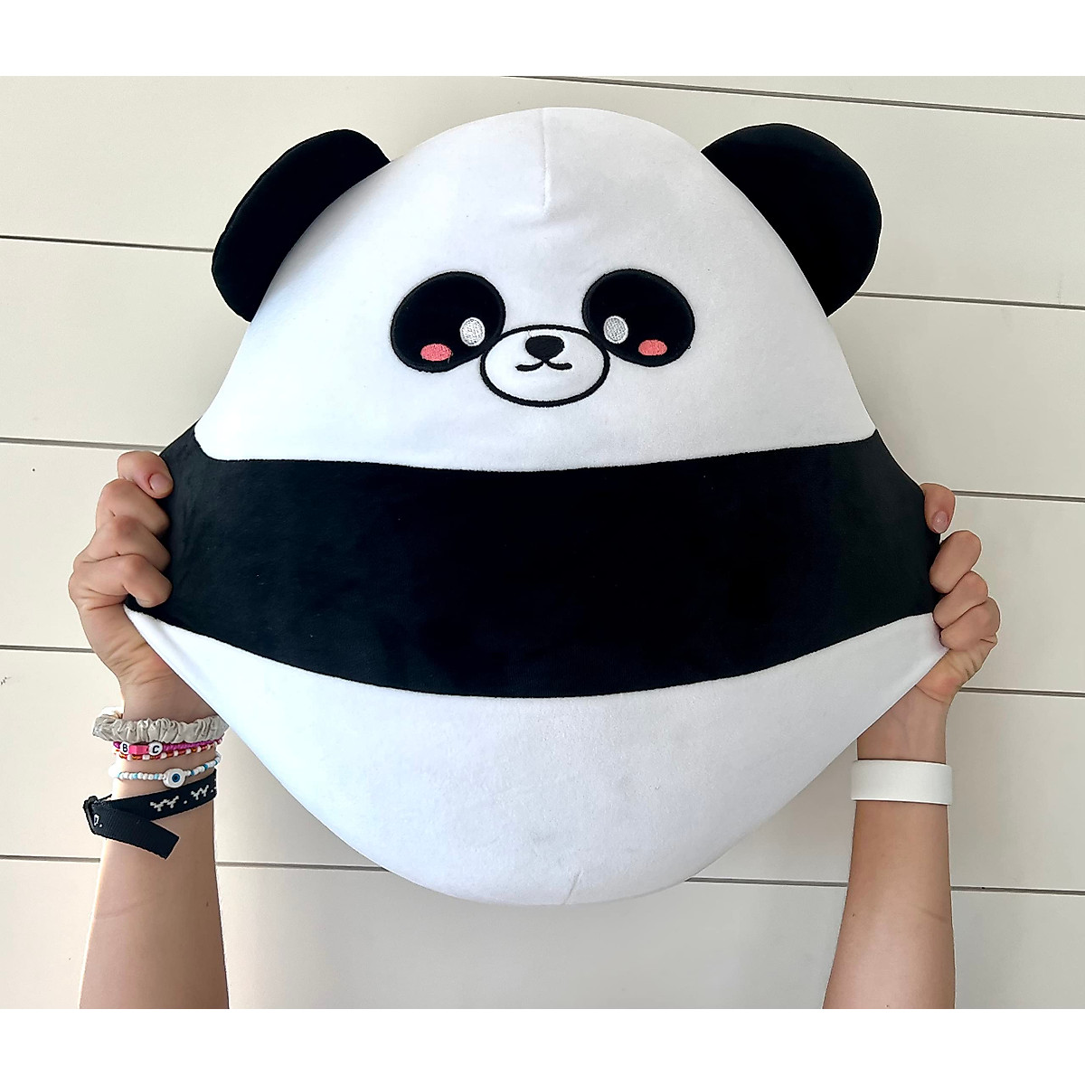 Snuggaboos Pepper The Panda - 17" Large Squish Plush Pillow - Super-Soft and Huggable Toy for All Ages