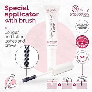 RB RENATA BEAUTY Lash and Brow Conditioner Serum – Regenerating & Repairing Serum – Deep Conditioning Eyebrow & Eyelash Serum for post-Lamination and Lash Lift Aftercare – Lash and Brow Daily Care