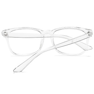 aisswzber Unisex Stylish Square Non-Prescription Eyeglasses Clear Lens Glasses