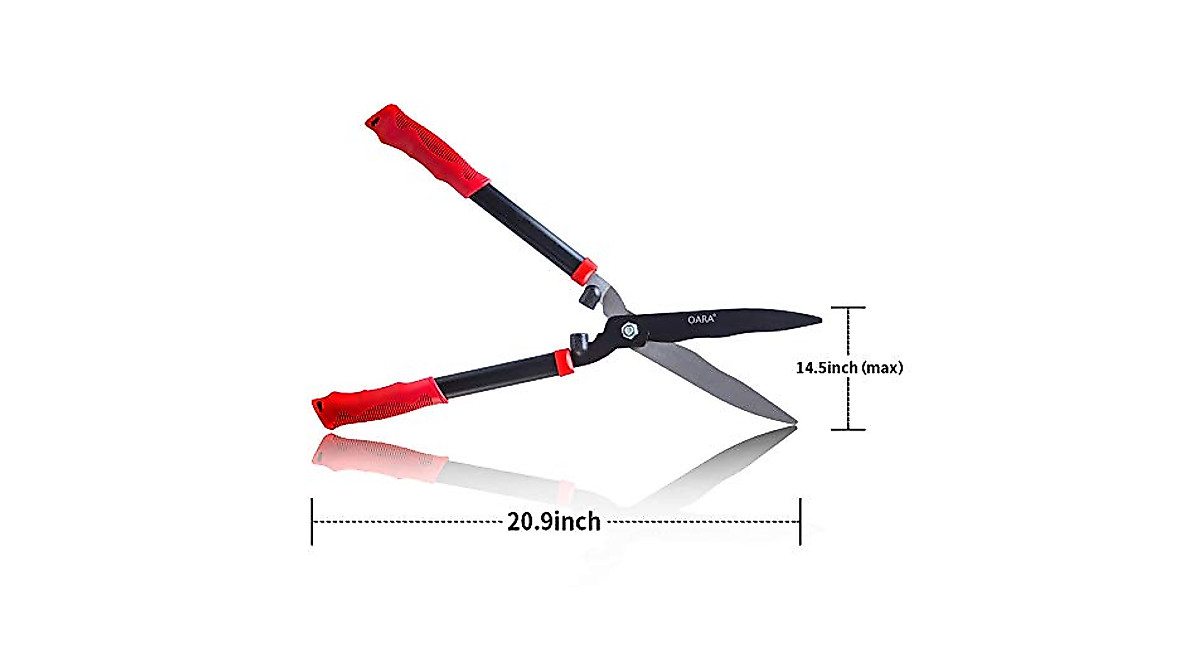 OARA Garden Hedge Shears - Precise 21-Inch Trimming for Gardens