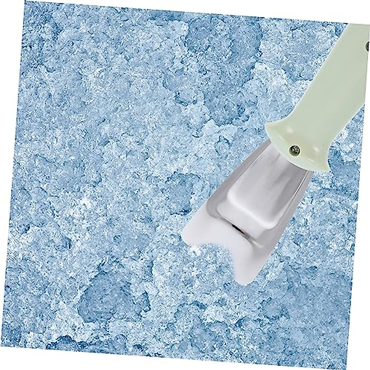 GANAZONO 18 pcs Refrigerator Frost Removal Shovel Household Gadgets Window Snow Scraper ice Removal Tool Removal deicer Windows Cleaning Tools Handheld Defroster Stainless Steel pp car