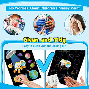 pigipigi QXNEW Rainbow Scratch Paper Art - Magic Craft Kit Gift for Kids Ages 3 4 5 6 7 8 9 10 11 12 Color Doodle Drawing Card Supply Set for Teen Preschool Children Birthday Christmas Activity Game