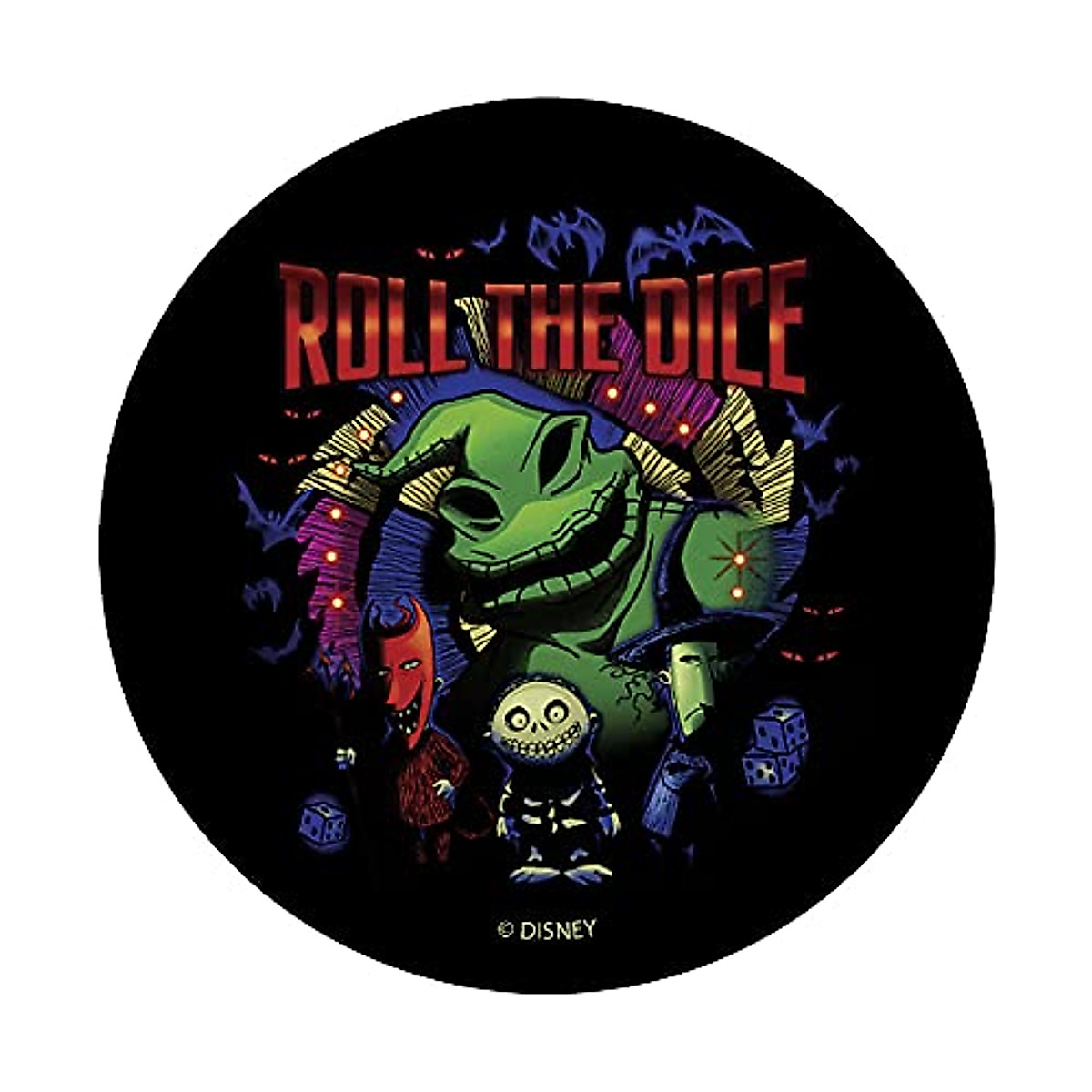 Disney Nightmare Before Christmas Oogie Roll The Dice PopSockets Swappable PopGrip