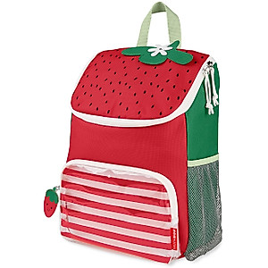 Skip Hop Back to School Big Kid Backpack and Mealtime Set, Strawberry