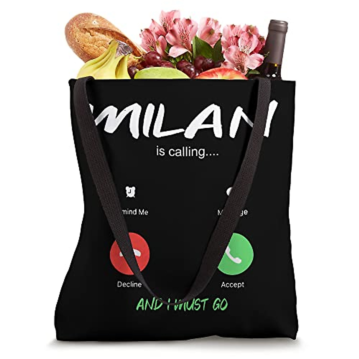 Milan Is Calling And I Must Go Italy Traveling Europe Tote Bag