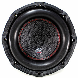 Audiopipe TXX-BDC2-10 10 Inch 1200 Watt High Performance Powerful 4 Ohm DVC Vehicle Car Audio Subwoofer Speaker System, Black