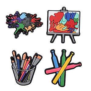 30 Pieces Sets Skull Face Shoe Cartoon Charms Horror Movie Anime Shoes Decorations Drawing Rainbow Shoes Accessories