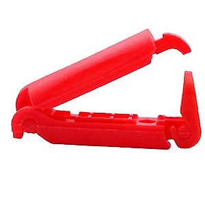 Froiny Slip-Resistant Clip Car Seat Safety Belt Fixing Clip Car Seat Anti Escape Harness Clip for All Child Mostly Car Safety Seat, Red, 88*22mm