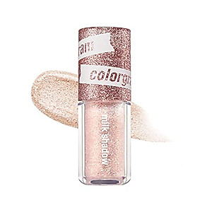 COLORGRAM Milk Bling Shadow - 07 Fairylike | Pigmented Liquid Glitter Eyeshadow, Long-Lasting Shimmer type for Daily Makeup 0.11 fl.oz., 3.2g