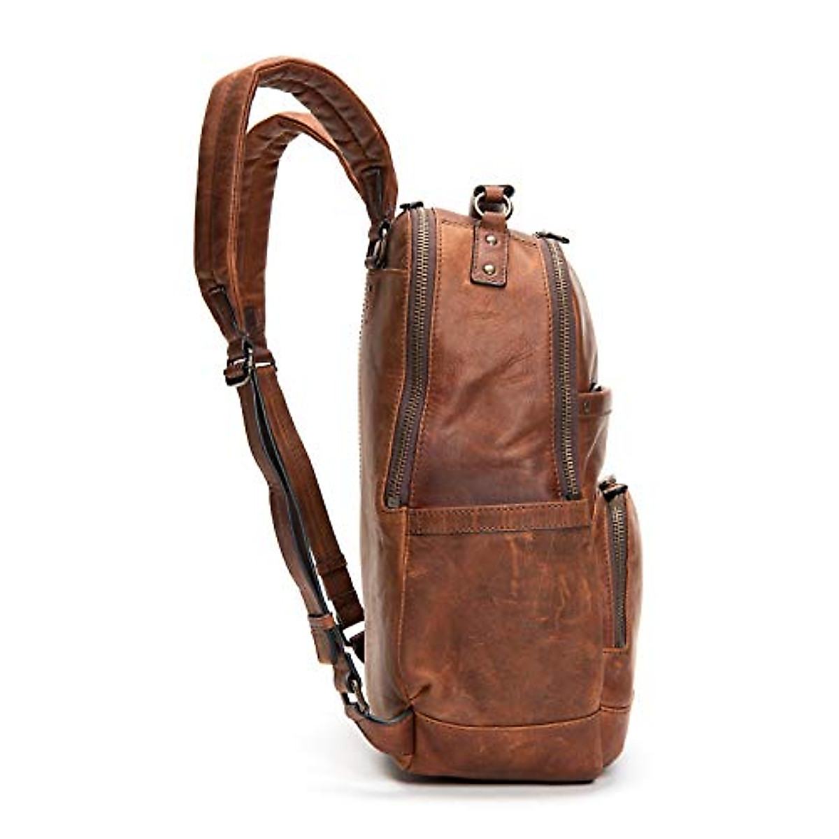 FRYE Logan Backpack Backpack Cognac Antique Pull Up One Size