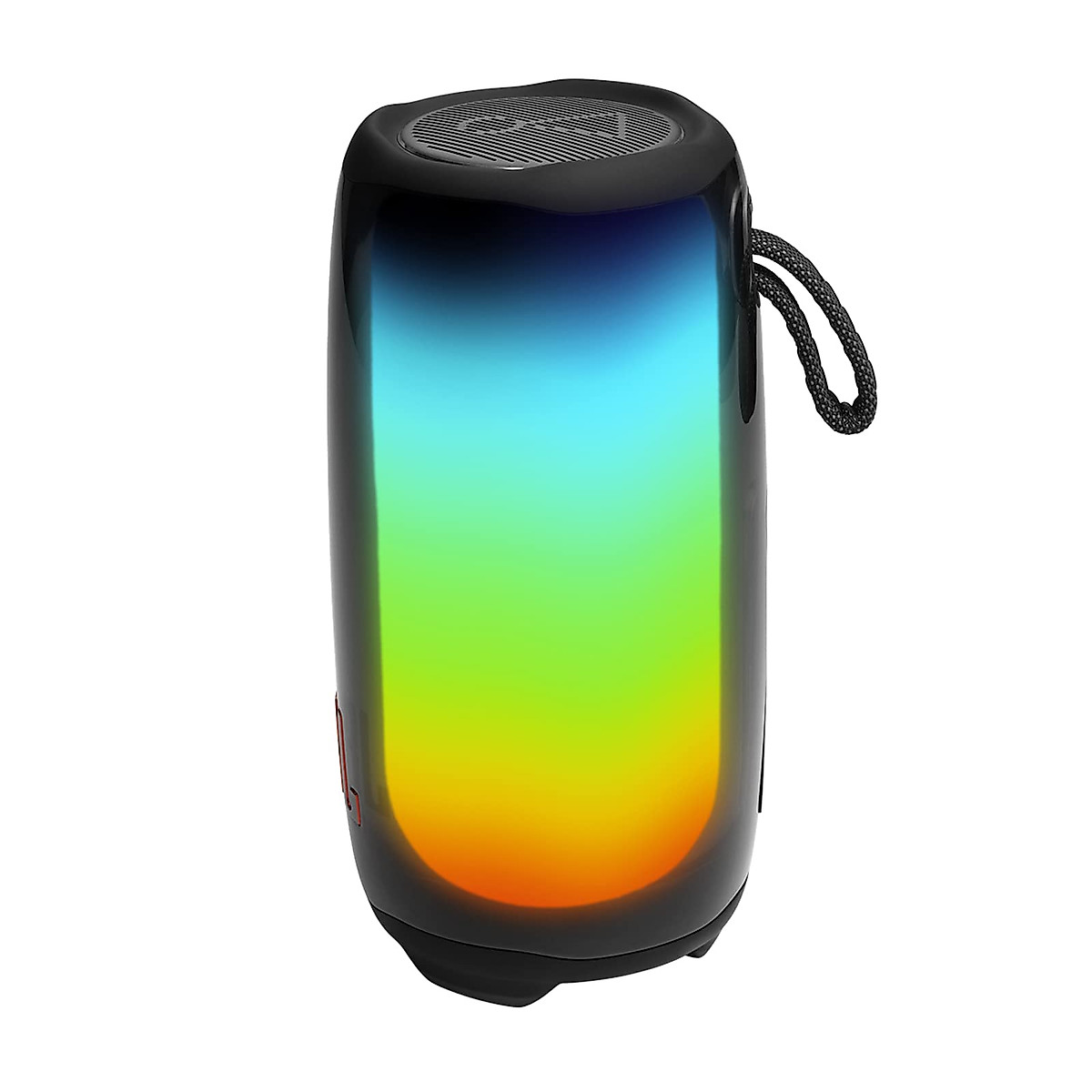 JBL Pulse 5 Black Bluetooth Light Show Speaker Bundle with Premium divvi! Hardshell Case