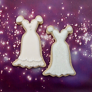 Sweet Cookie Crumbs Dress Cookie Cutter- Stainless Steel