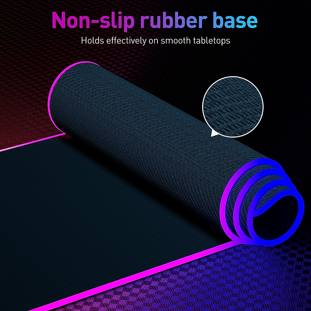 RGB Mousepad Led Mouse Pad, Large Mouse Pad,Led and Big Mouse mat